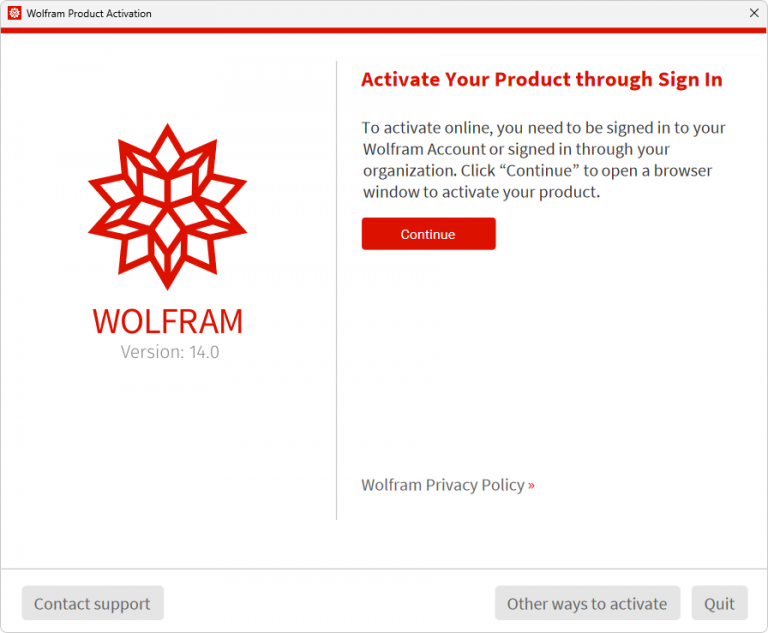 Wolfram Support Quick Answers: How do I activate my Wolfram product by signing in to my Wolfram ...