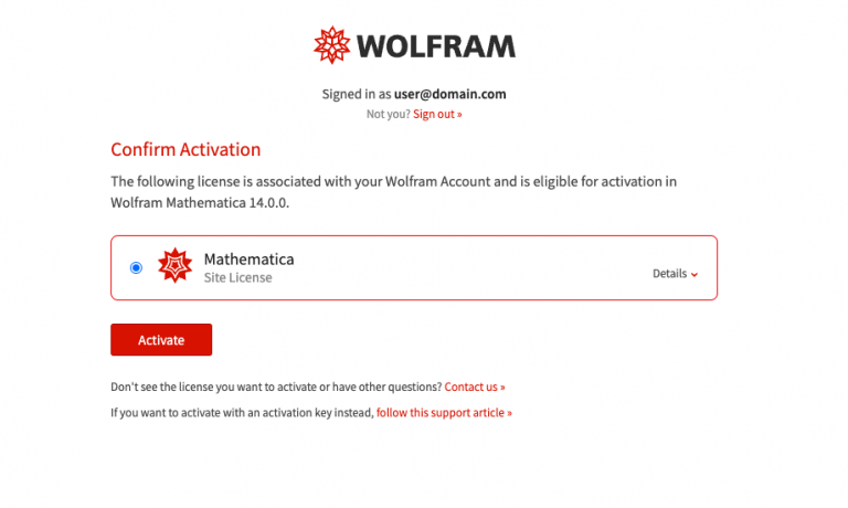 Wolfram Support Quick Answers: How do I activate my Wolfram product by signing in to my Wolfram ...