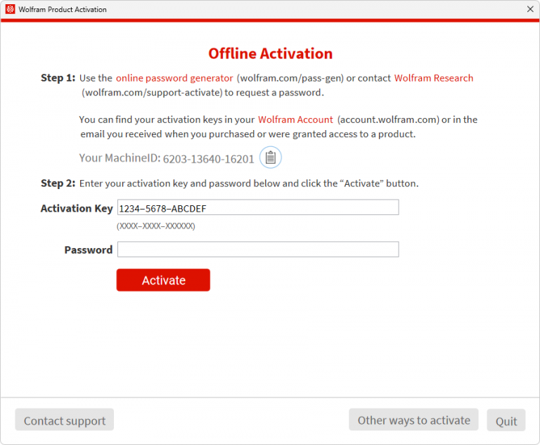 Wolfram Support Quick Answers: How do I find my MachineID with my Wolfram product?
