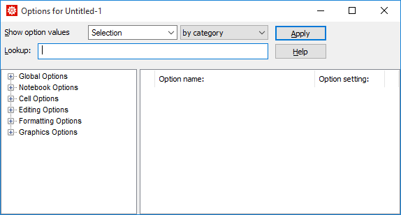 Wolfram 技术支持: 如何使用 Option Inspector 更改 Mathematica 系统设置？