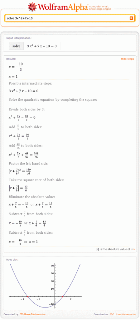 More Math Help from Wolfram|Alpha—Wolfram|Alpha Blog