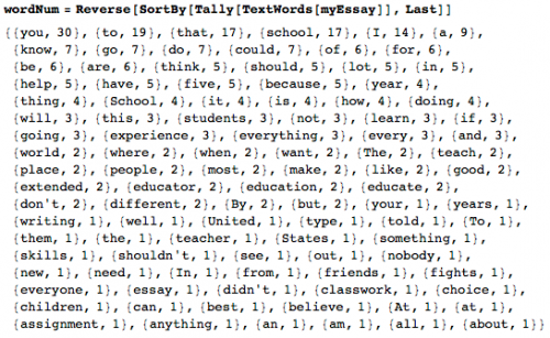 Using the Wolfram Language in the Classroom: English—Wolfram Blog