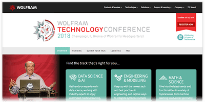 Experience Innovation and Insight at the 2018 Wolfram Technology Conference—Wolfram Blog