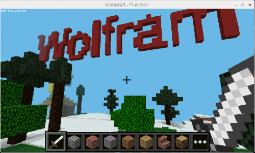 Programming Minecraft on the Raspberry Pi—Wolfram Blog