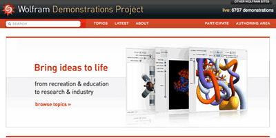 Innovating Interactive Web Publishing with Wolfram Demonstrations—Wolfram Blog