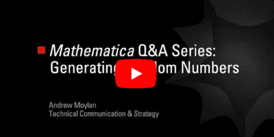 Mathematica Q&A Series: Generating Random Numbers—Wolfram Blog