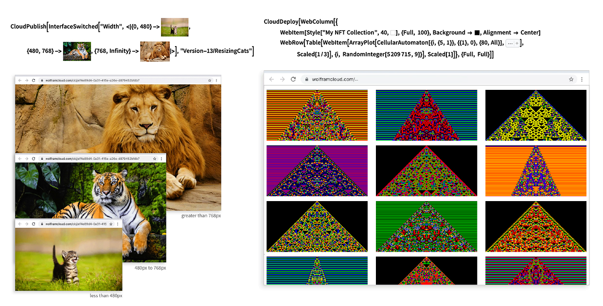 New in 13: Cloud & Webpage Construction—Wolfram Blog