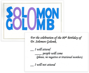 Solomon Golomb (1932–2016)—Stephen Wolfram Writings