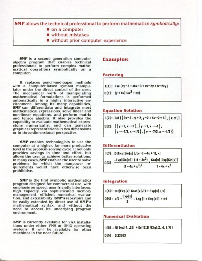 Mathematica—Three Decades of Contributions, Invention, Discovery, and ...