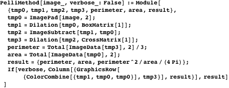 Perimetric Complexity of Binary Digital Images « The Mathematica Journal