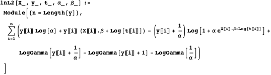 Negative Binomial Regression « The Mathematica Journal