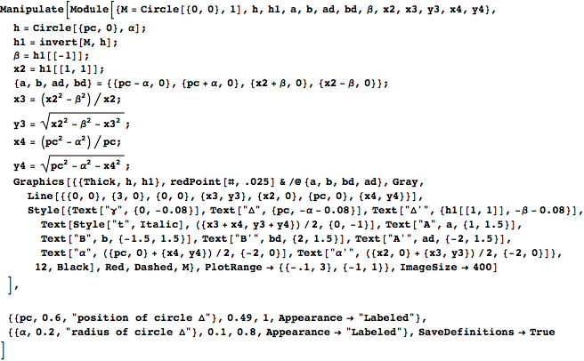Inversive Geometry « The Mathematica Journal