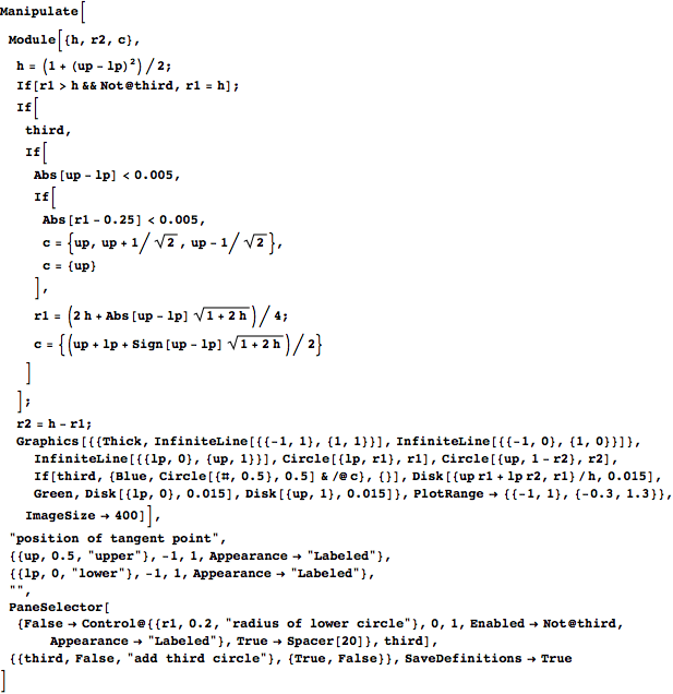 Inversive Geometry « The Mathematica Journal