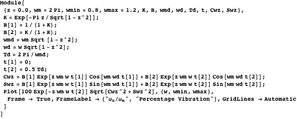 Aspects of Input Shaping Control of Flexible Mechanical Systems « The Mathematica Journal