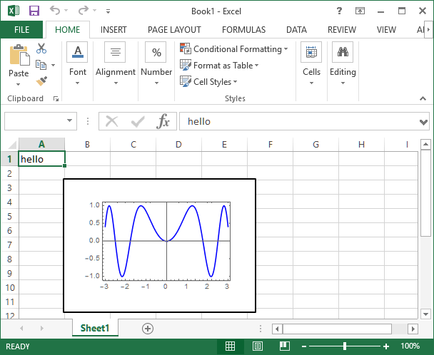 Wolfram 技术支持: How do I get started using Excel from Mathematica?