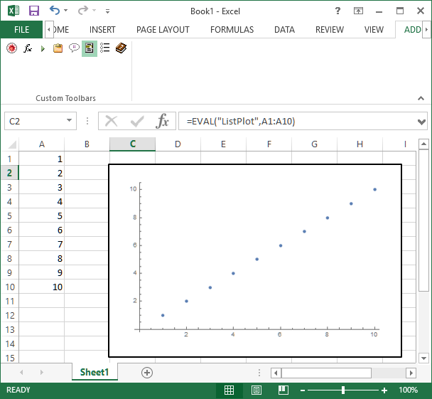 Wolfram 技术支持: How do I get started using Mathematica from Excel?