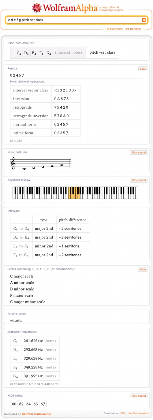 Connecting Music and Math with Wolfram|Alpha—Wolfram|Alpha Blog