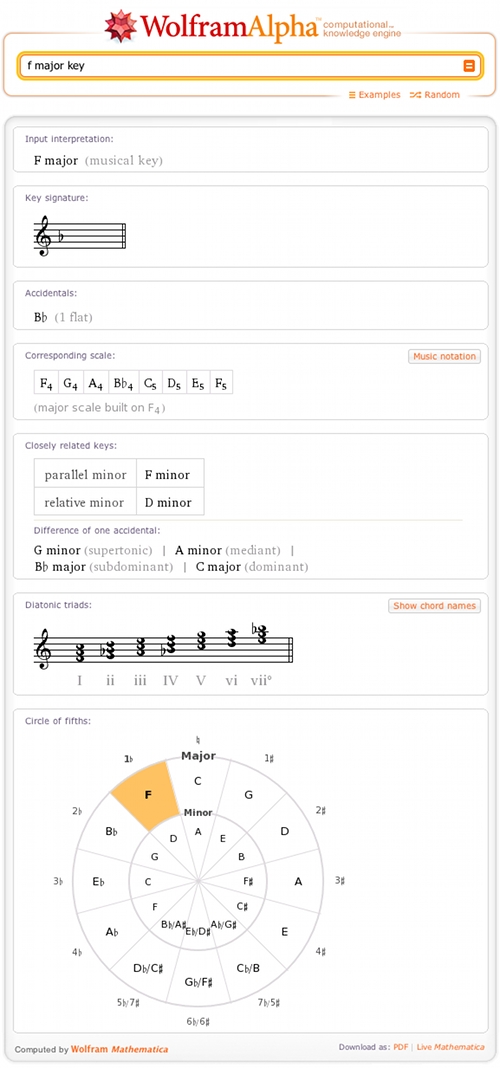 Connecting Music and Math with Wolfram|Alpha—Wolfram|Alpha Blog