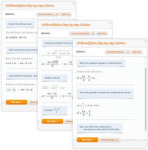 Introducing Expanded Step-by-step Math Solutions—Wolfram|Alpha Blog
