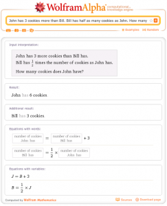 Solving Word Problems with Wolfram|Alpha—Wolfram|Alpha Blog