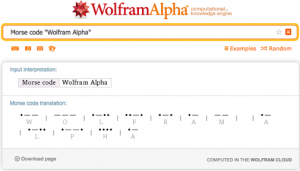 Dashing Dots: Famous Morse Code Message Turns 170—Wolfram|Alpha Blog
