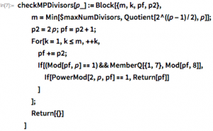 Mersenne Primes and the Lucas–Lehmer Test—Wolfram Blog