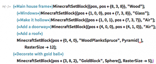 Programming Minecraft on the Raspberry Pi—Wolfram Blog