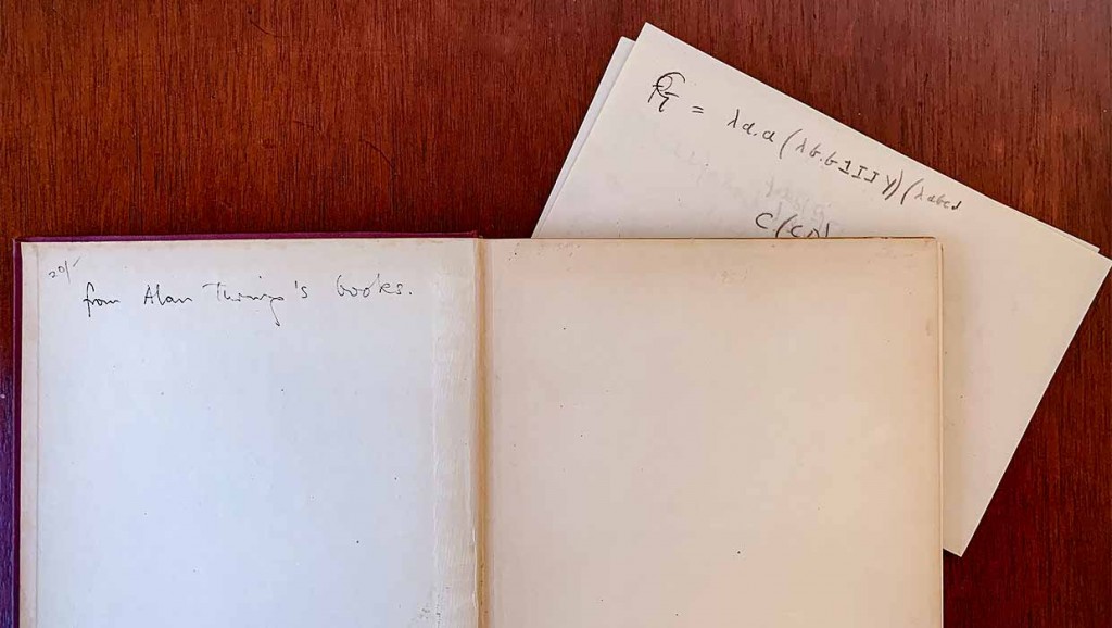 A Book from Alan Turing… and a Mysterious Piece of Paper—Stephen ...